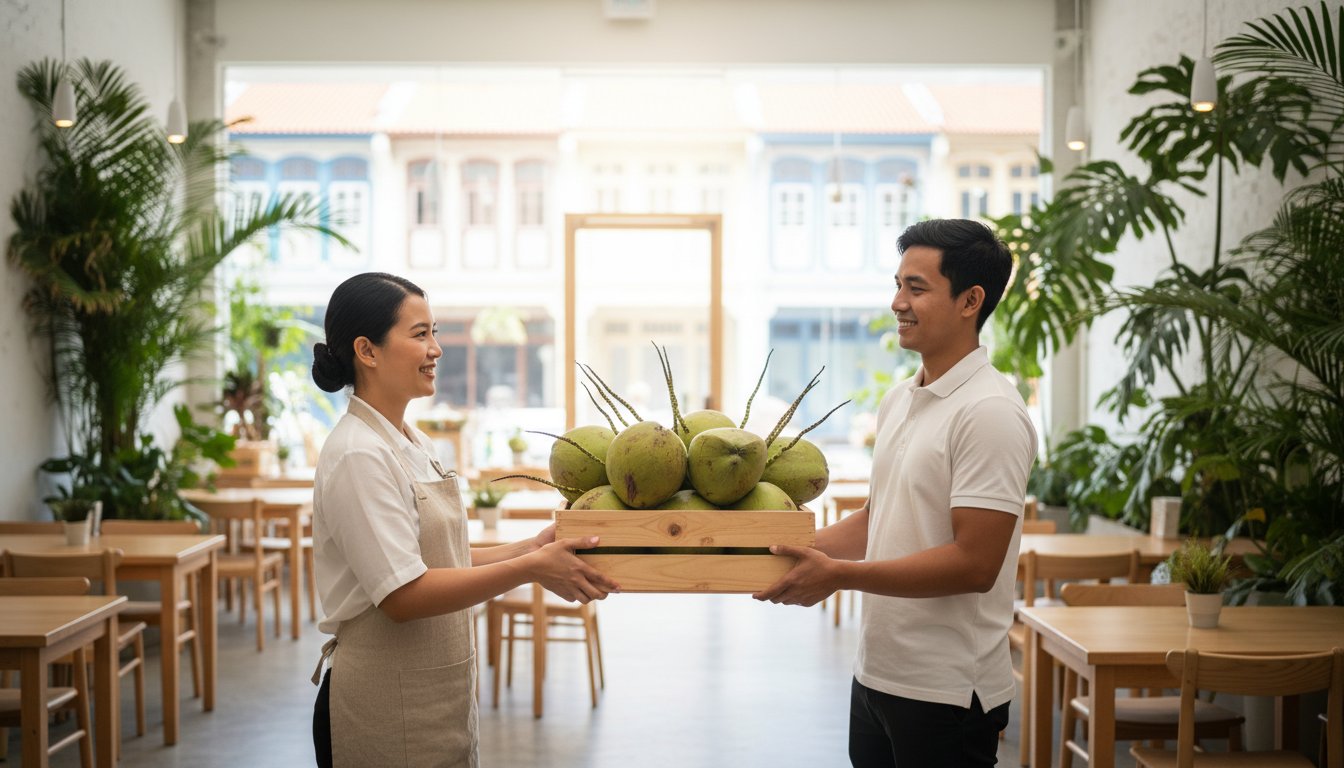 Bulk Coconut Delivery Singapore: Freshness Harvested Daily for Your F&B ...